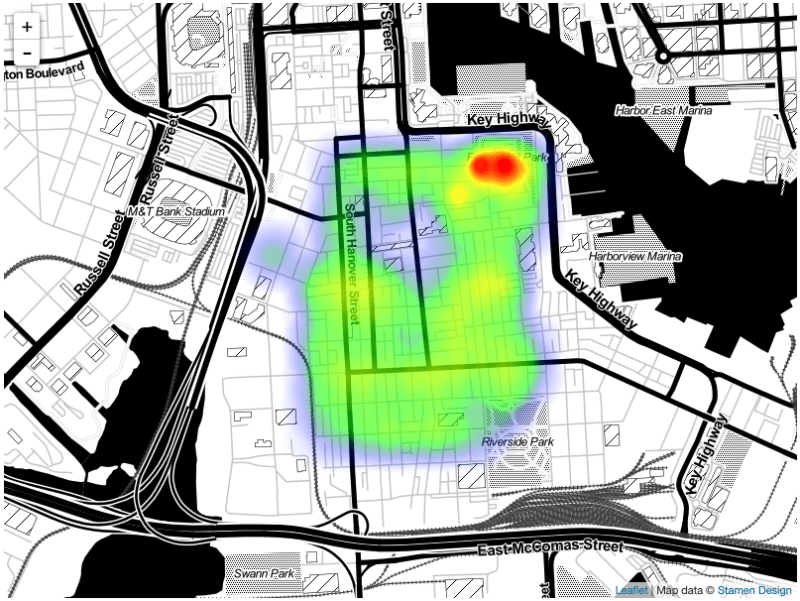 Dead Simple Heatmaps with Leaflet and heatmap.js - MakeshiftInsights Dead Simple Heatmaps with Leaflet and heatmap.js - MakeshiftInsights